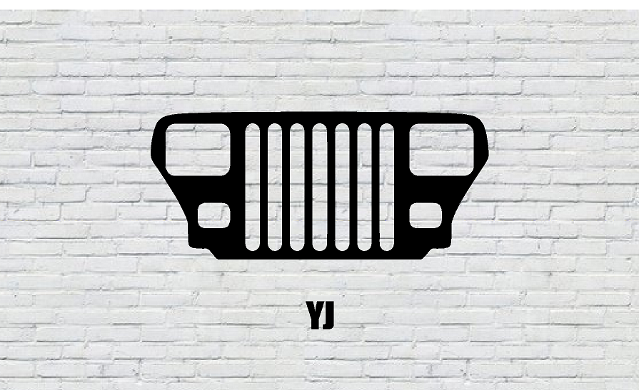 YJ Jeep Grille Sticker – Sticker Joint